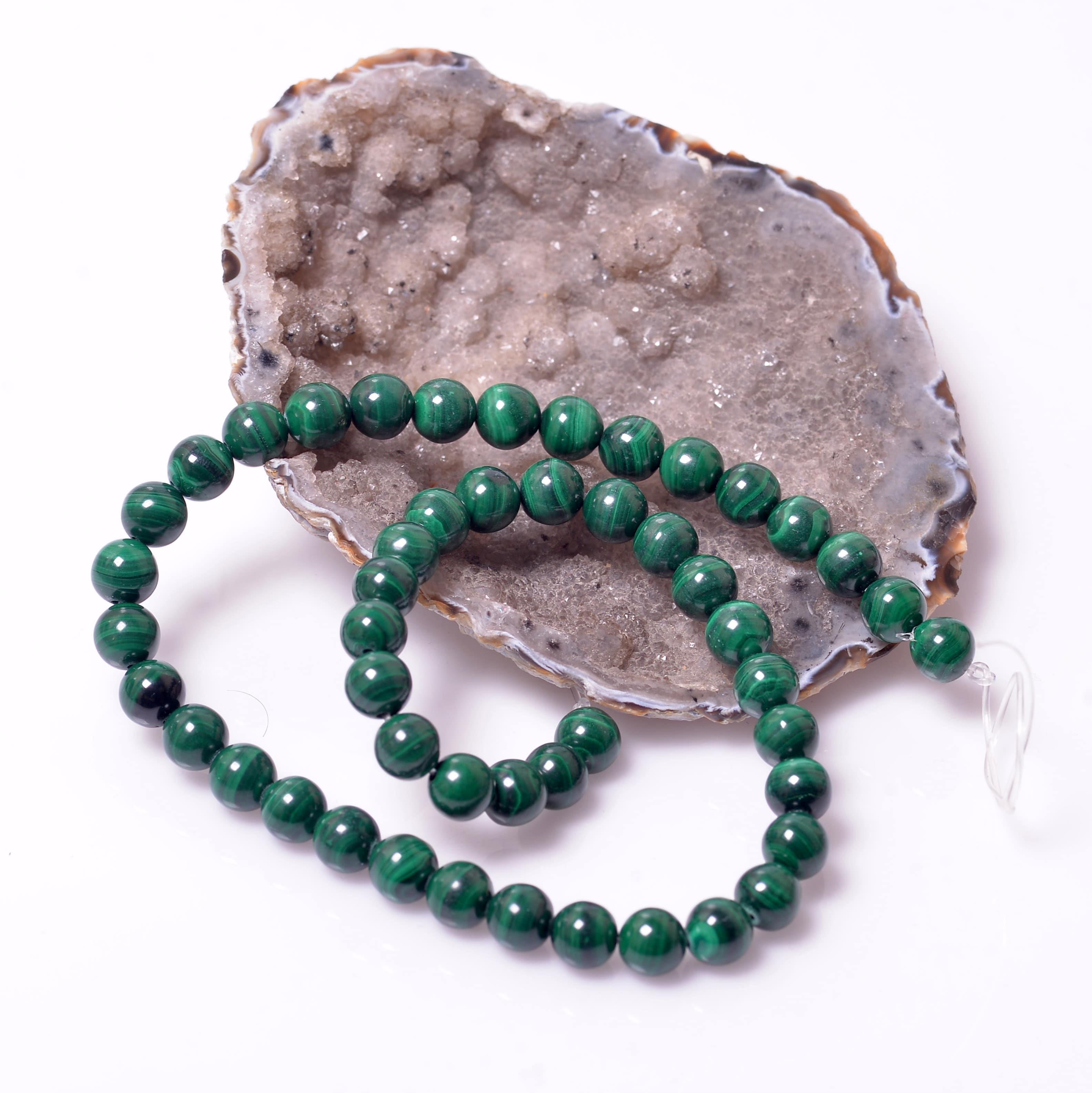 Malahit Taşı Dizi - 8 mm